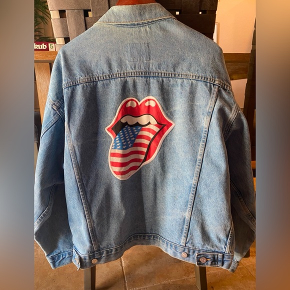 Jackets & Coats | Vintage Rolling Stones Concert Denim Jacket | Poshmark